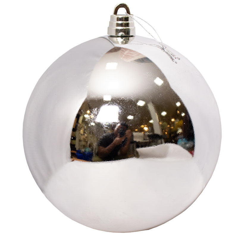 Bambalina Navideña Color Plateado Brillante 20 Cm 1 Pza – Spineto Hogar