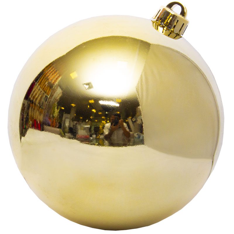Bambalina De Navidad 15 Cm Dorada Brillante – Spineto Hogar